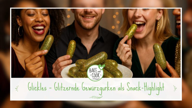 Glickles – der neue glitzernde Gurken-Snack